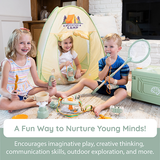 Adventure Camp 20 Piece Set - Best Outdoor Toys for Ages 3 to 7