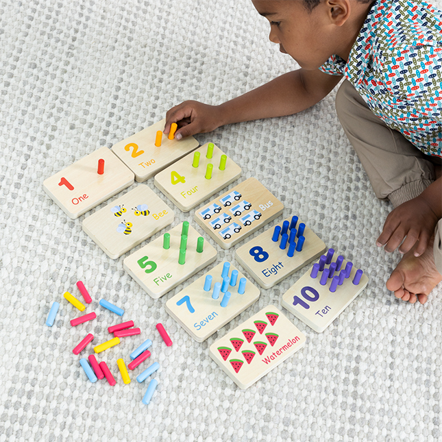 Match & Count Peg Boards - Best Early Learning Toys for Ages 3 to 5
