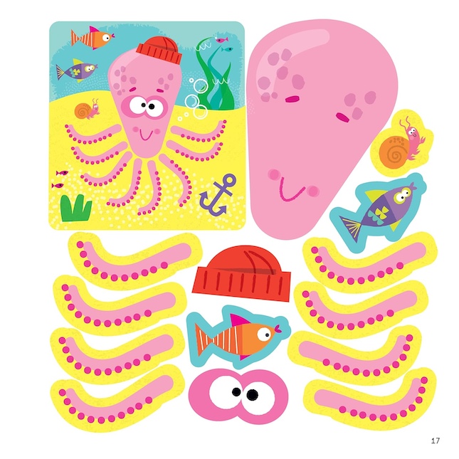 First Fun Sticker Painting - Ocean Creatures - Best for Ages 4 to 8