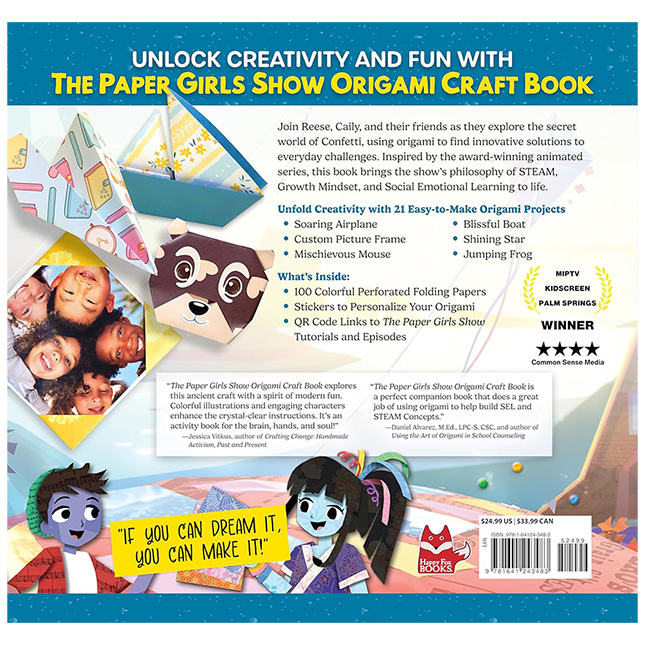 The Paper Girls Show Origami Craft Book - Best for Ages 8 to 12