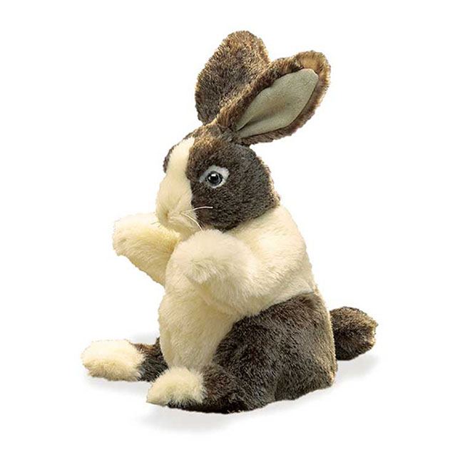 Baby Dutch Rabbit Puppet - - Fat Brain Toys