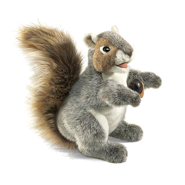 Gray Squirrel Puppet - - Fat Brain Toys