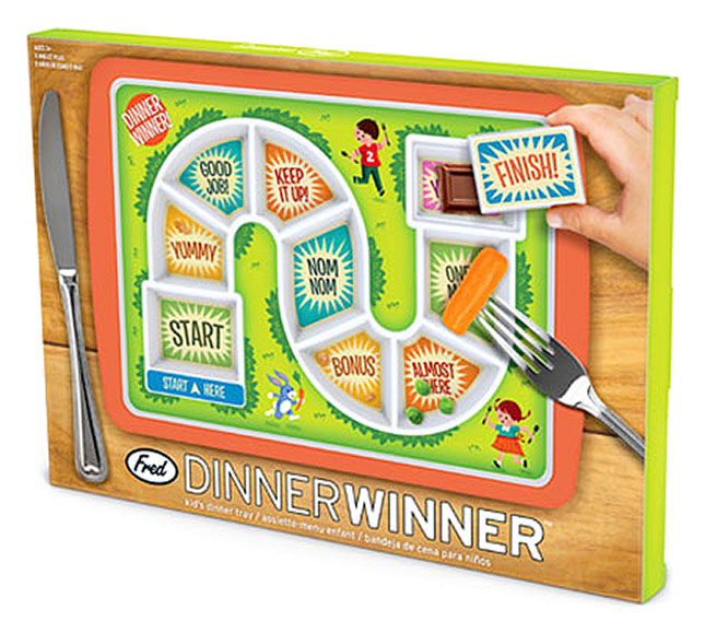 Dinner Winner Kids Plate - - Fat Brain Toys