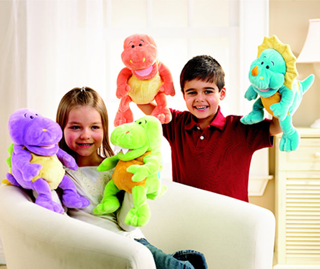Frolicky Fossils Puppet - - Fat Brain Toys