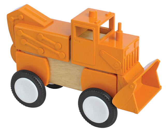 Block Mates Construction Vehicles - - Fat Brain Toys