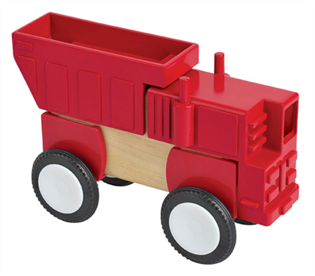 Block Mates Construction Vehicles - - Fat Brain Toys
