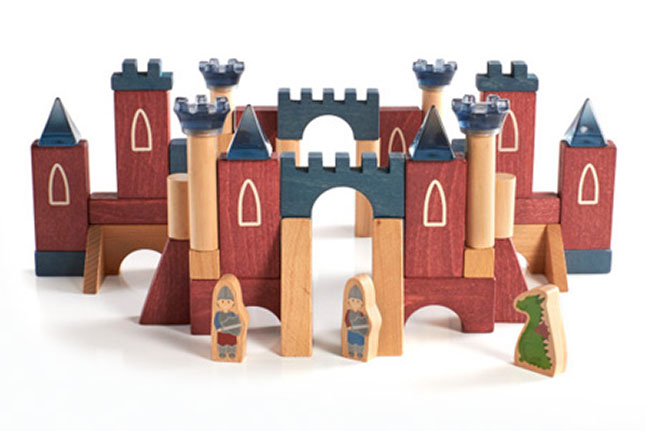 Medieval Castle Blocks - - Fat Brain Toys