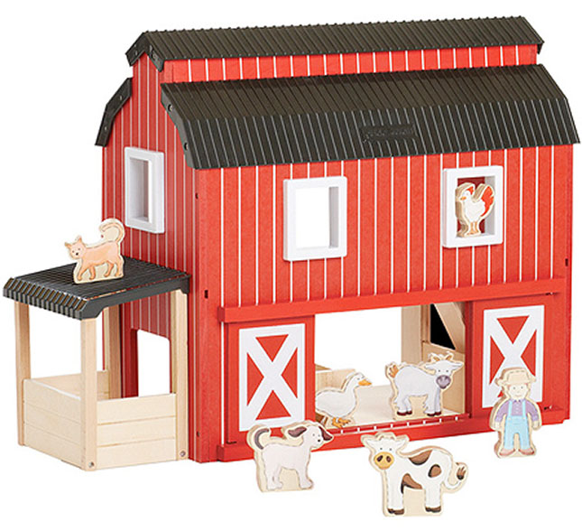 Big Red Barn - - Fat Brain Toys