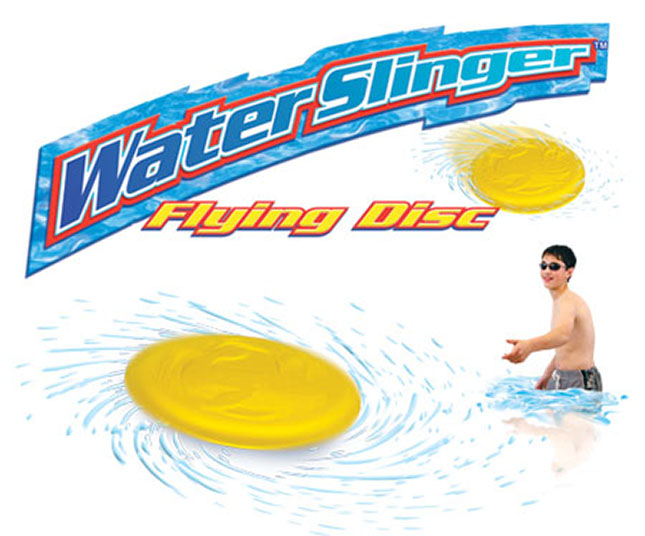 Water Slinger Floatable Flying Disc - - Fat Brain Toys