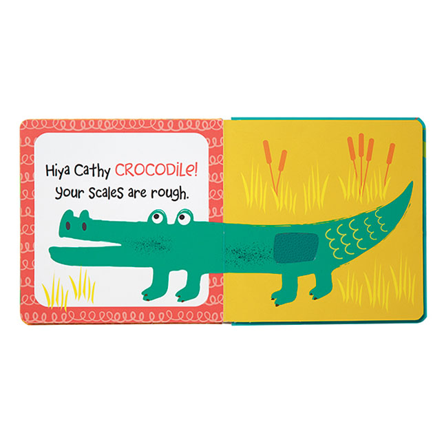 The Zoo Crew Textured Board Book - - Fat Brain Toys