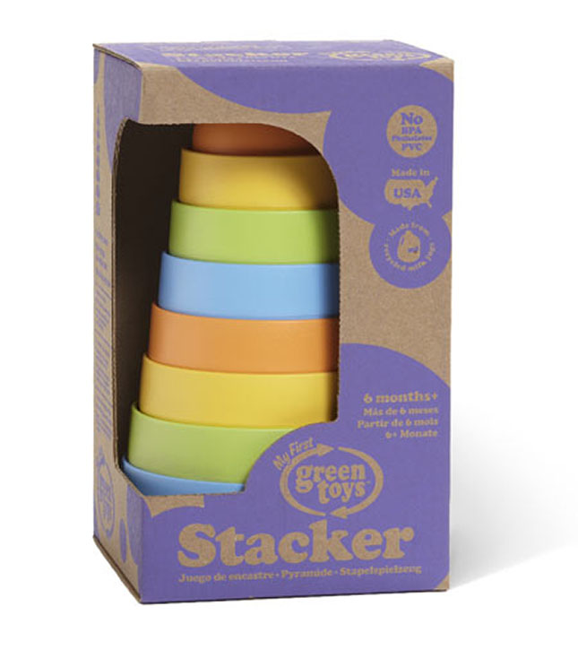 My First Green Toys - Stacker - - Fat Brain Toys