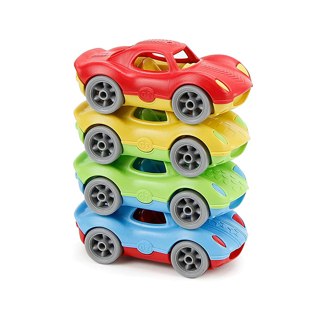 Green Toys Stack & Link Racers - Best for Ages 1 to 4