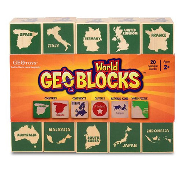 World GeoBlocks - - Fat Brain Toys