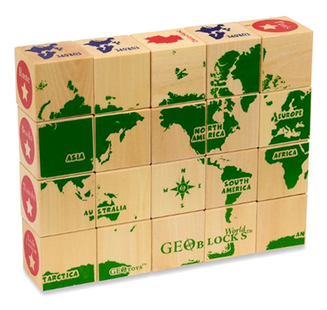 World GeoBlocks - - Fat Brain Toys