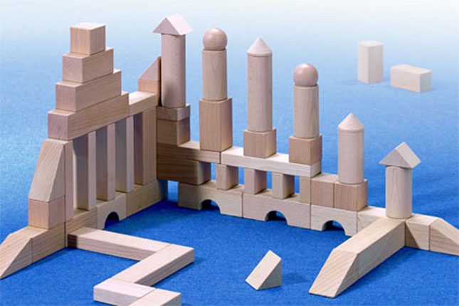 Basic Building Blocks - Large Starter Set - - Fat Brain Toys