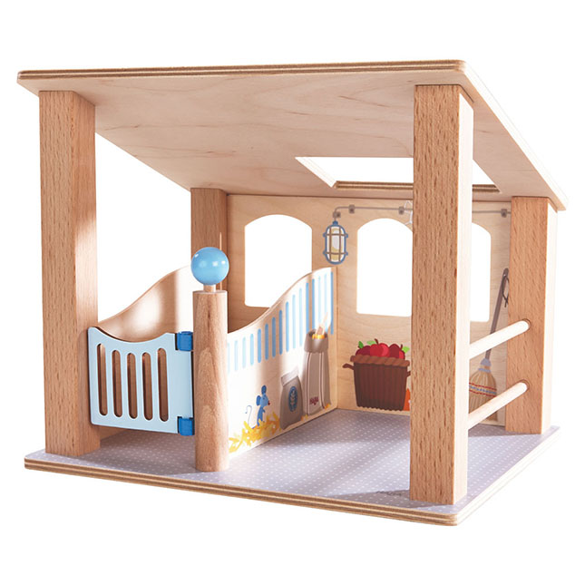 Little Friends Horse Stall - - Fat Brain Toys