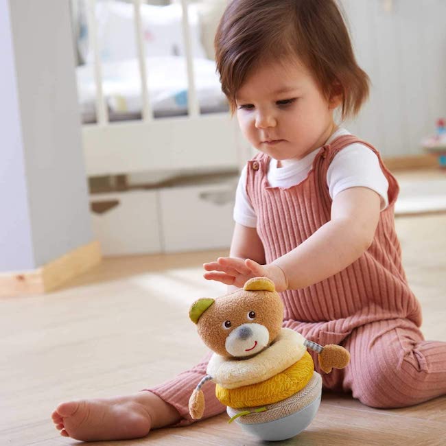 Roly-Poly Stacking Bear - - Fat Brain Toys