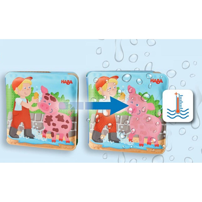 Farm Animal Wash Day Bath Book - - Farm Toys