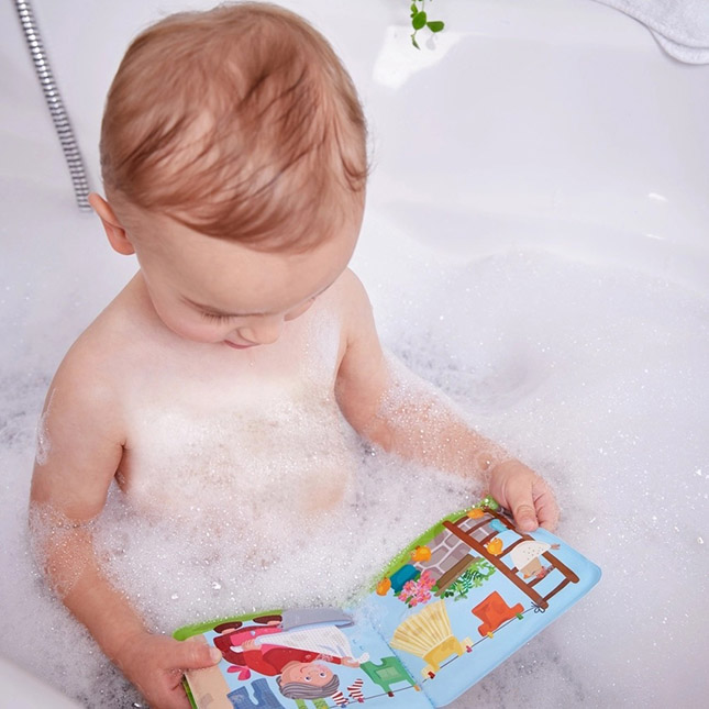 Farm Animal Wash Day Bath Book - - Farm Toys