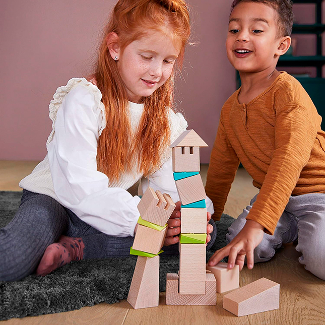 Crooked Tower 3D Arranging Blocks - Best for Ages 4 to 8