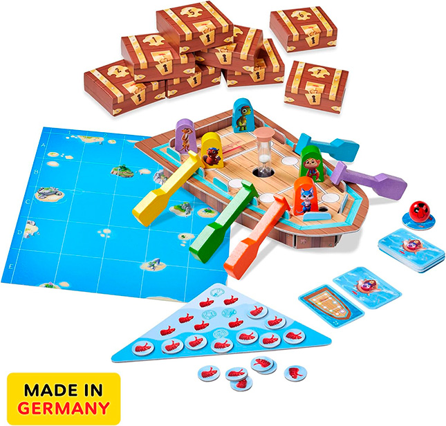 Captain Pepe Treasure Ahoy Game - - Fat Brain Toys