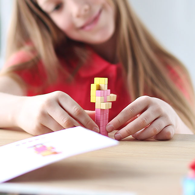 PIXIO Design Series - 400 Magnetic Block Set - - Fat Brain Toys