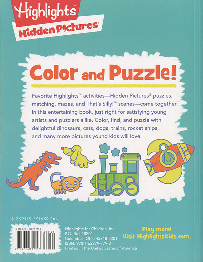 Highlights Hidden Pictures Jumbo Book of Things to Find and Color