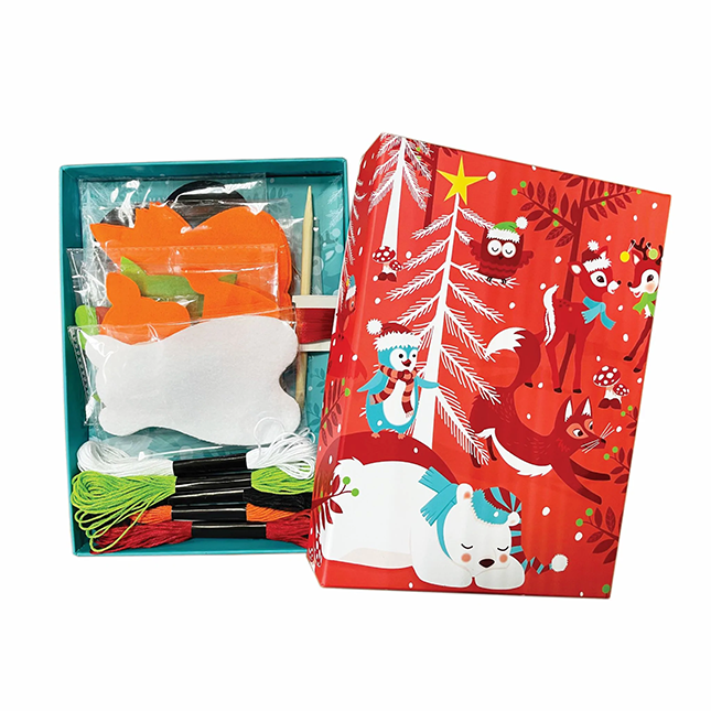 Box CanDIY Totally Santa Make Your Own Felt Animal Ornaments