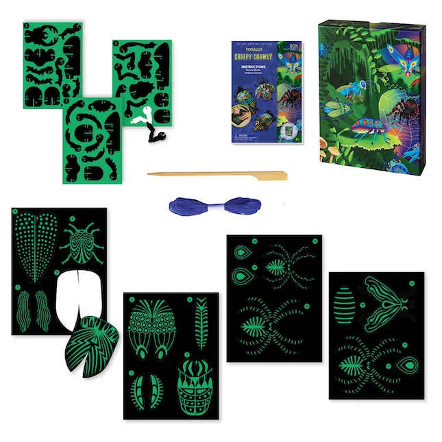 Box CanDIY Totally Creepy Crawly 3D Scratch Art Set