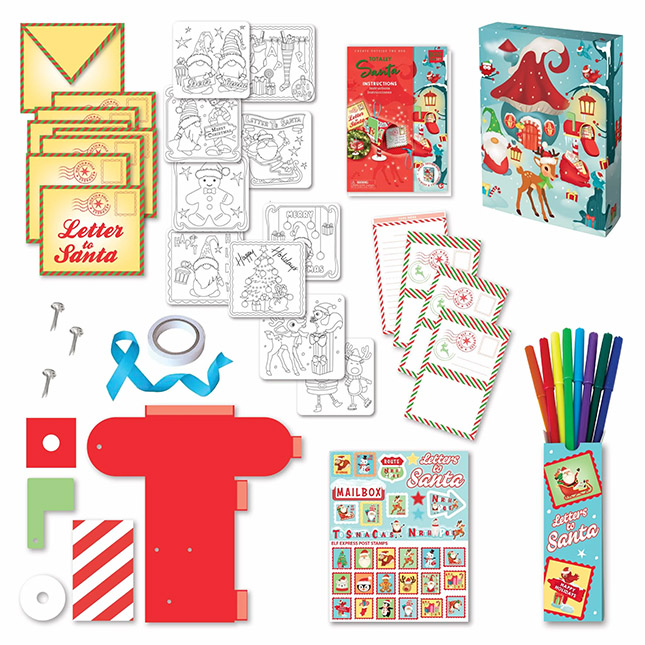 Box CanDIY Totally Santa Letters to Santa Mini Mailbox Set