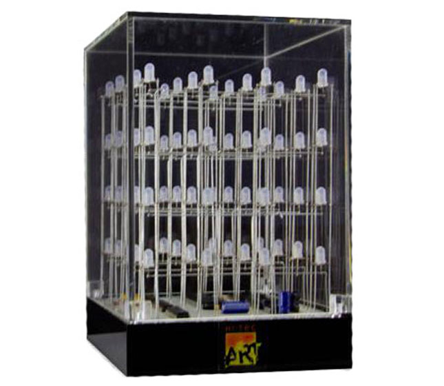 Cube LED Light Display - - Fat Brain Toys