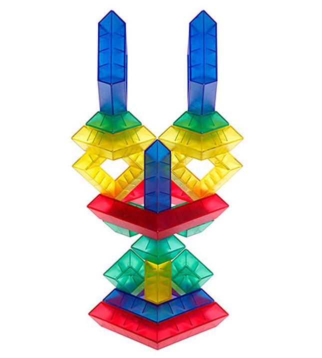 WEDGiTS Translucent Deluxe Set - - Fat Brain Toys