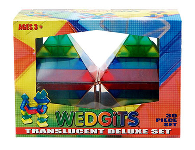 WEDGiTS Translucent Deluxe Set - - Fat Brain Toys