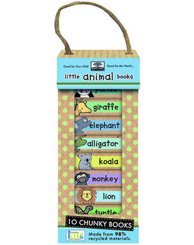 Little Animal Books - 10 Chunky Books - - Fat Brain Toys