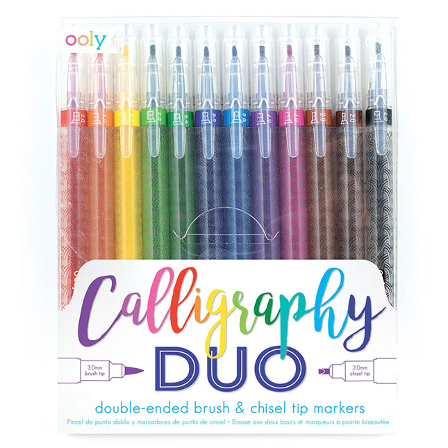 Calligraphy Duo Double Ended Markers - - Fat Brain Toys