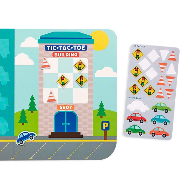 On-The-Go Play Again! Reusable Sticker Fun - Workin' Wheels