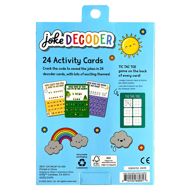 Joke Decoder Activity Cards - Best Brainteasers for Ages 6 to 11