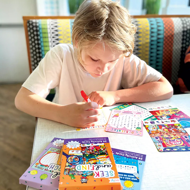 Word Search Activity Cards - Best Brainteasers for Ages 6 to 11