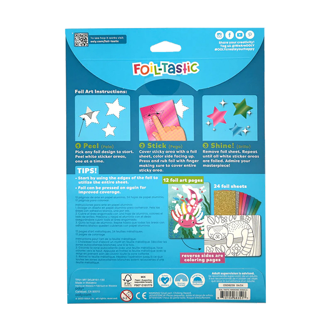 Foil-Tastic Foil Art Kit - Awesome Animals - Best for Ages 6 to 8