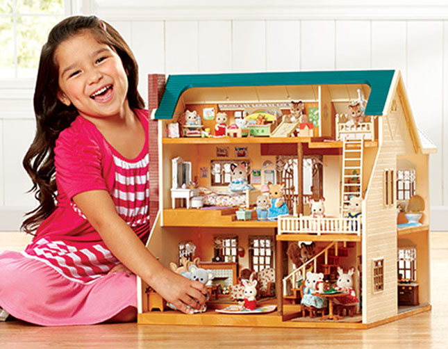 Calico Critters - Deluxe Village House - - Fat Brain Toys