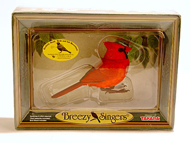 Breezy Singer Cardinal - - Fat Brain Toys