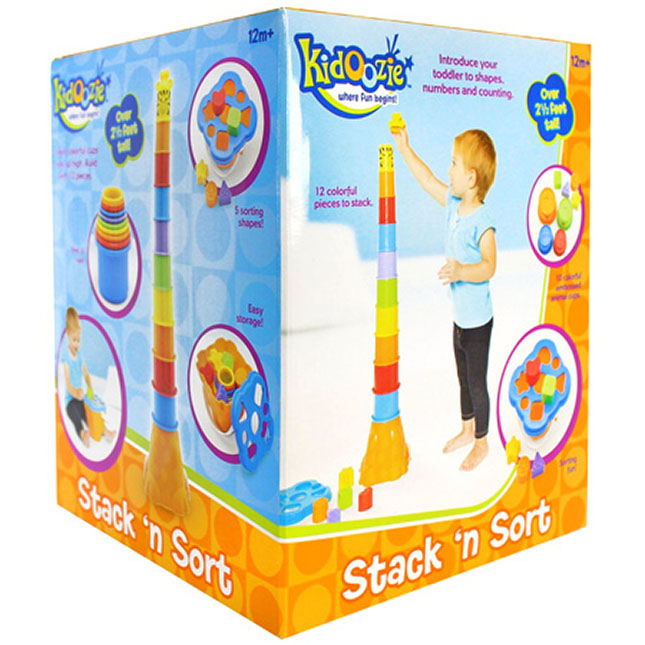 Kidoozie Stack 'n Sort - - Fat Brain Toys