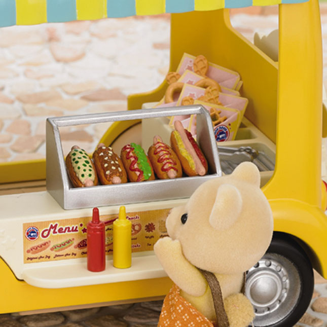 Calico Critters - Hot Dog Van - - Fat Brain Toys