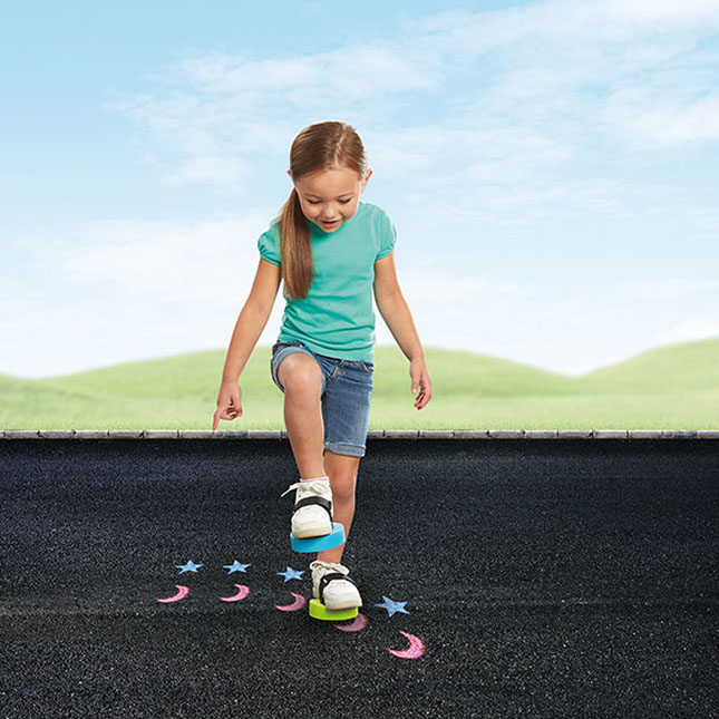 Chalktivity Stomp and Stamp - - Fat Brain Toys