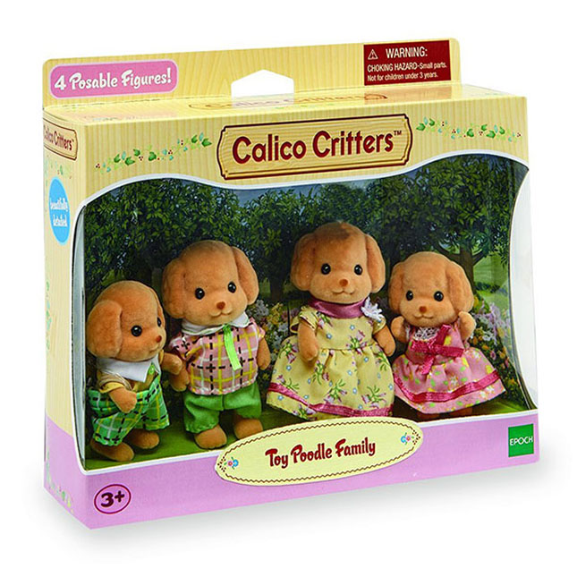 Calico Critters Toy Poodle Family - - Fat Brain Toys