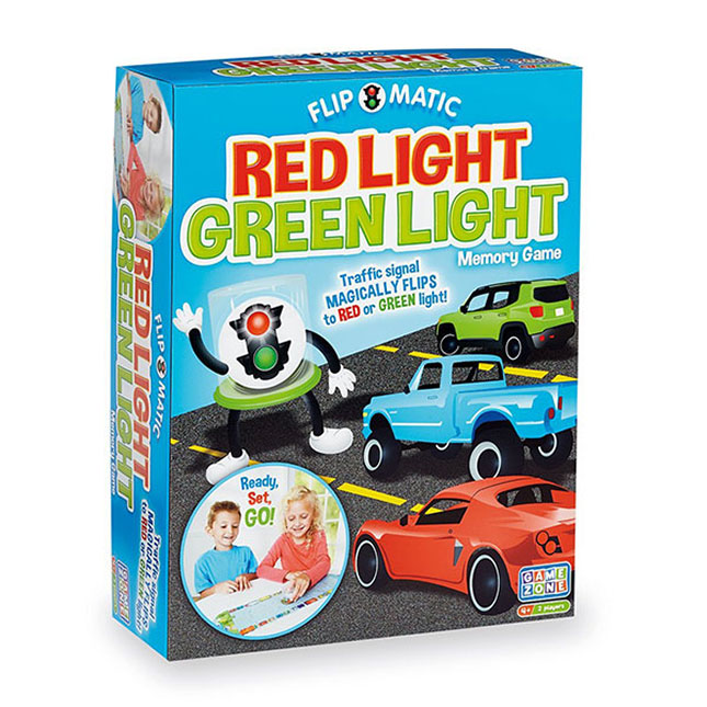 Flip-o-Matic Red Light Green Light - - Fat Brain Toys