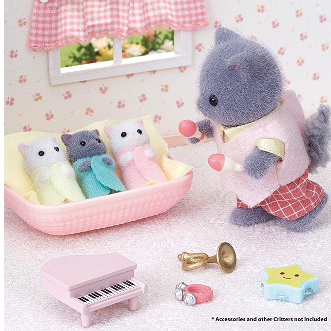 Calico Critters - Persian Cat Triplets - - Fat Brain Toys