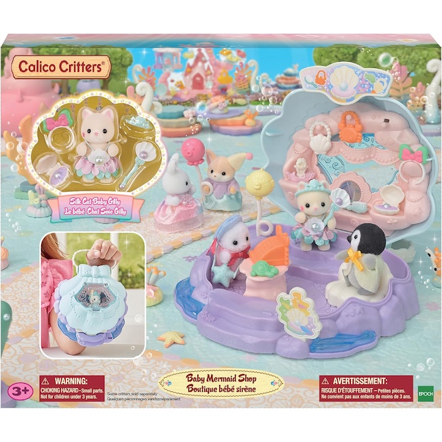 Calico Critters - Baby Mermaid Shop - - Fat Brain Toys