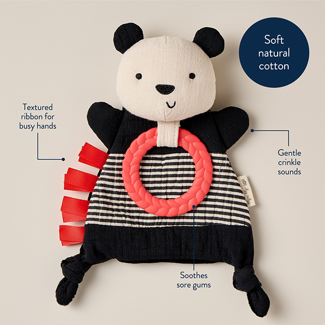 Itzy Crinkle Panda - Best Baby Toys & Gifts for Ages 0 to 1