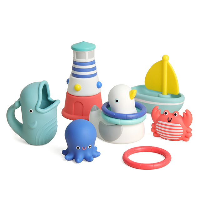 Bath Nautical Gift Set - Best Baby Toys & Gifts for Ages 1 to 2